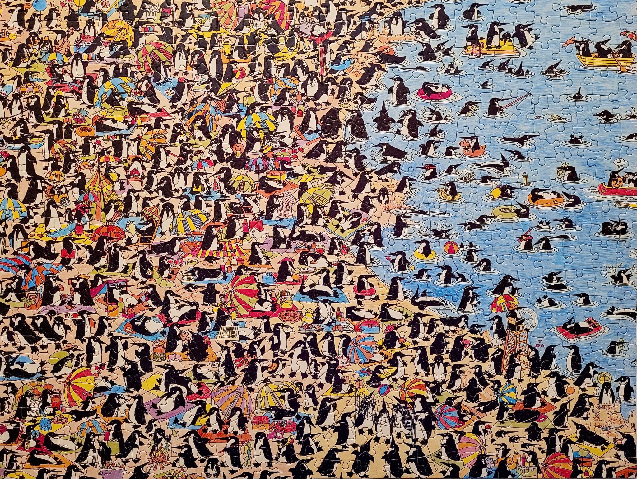 Penguins at the Beach – thepuzzlesivedone